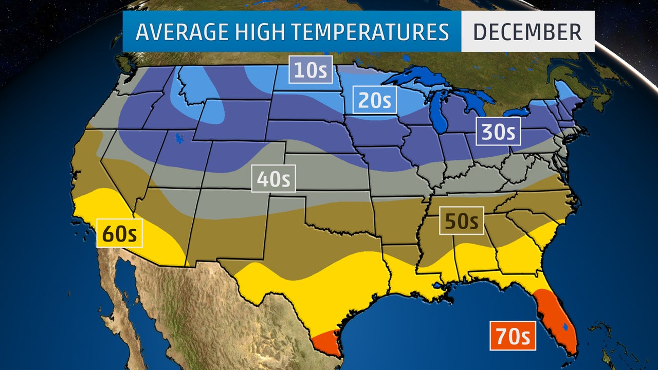 How Temperatures, Daylight Fall From Late September to Late December ...