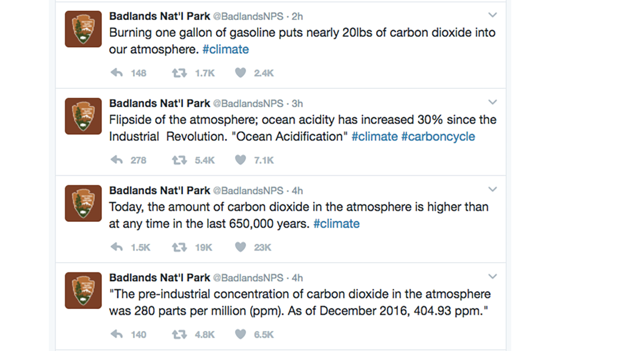 Fact Checking the Badlands National Park Climate Change Tweets | The ...