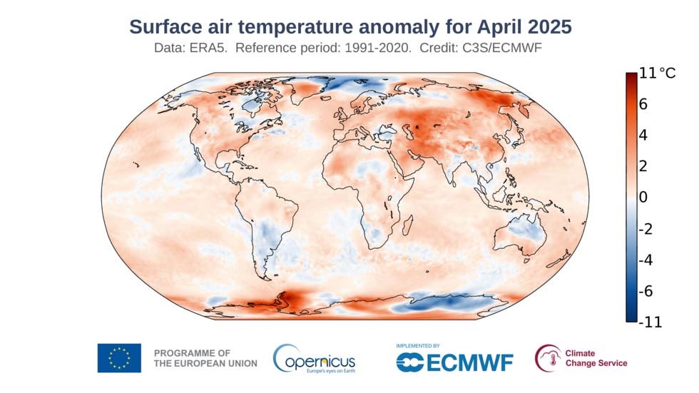 2025 Could Be Earth's Second Warmest Year, Report Says | Weather.com