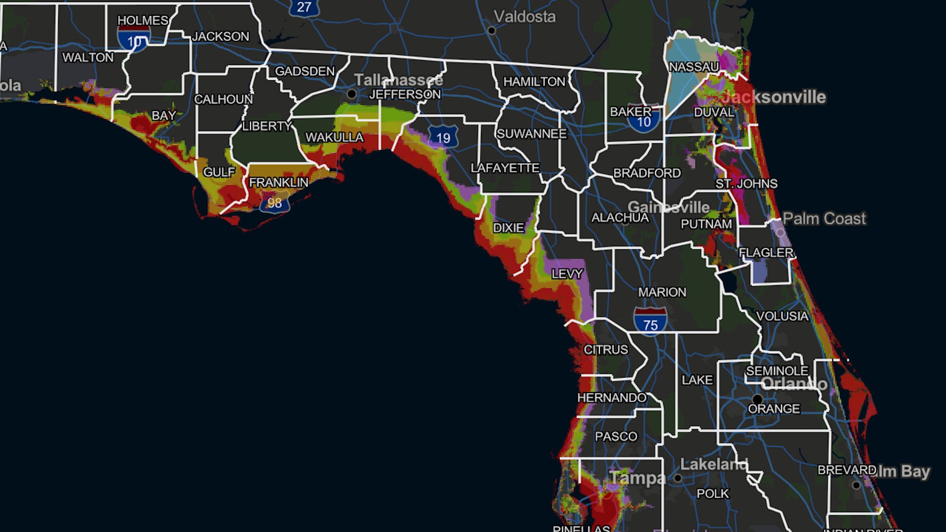 Florida Hurricane Evacuation Zone Map As Of Monday Morning, There Are