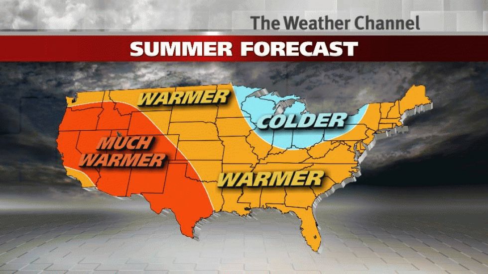 2013 Summer Temperature Forecast | The Weather Channel