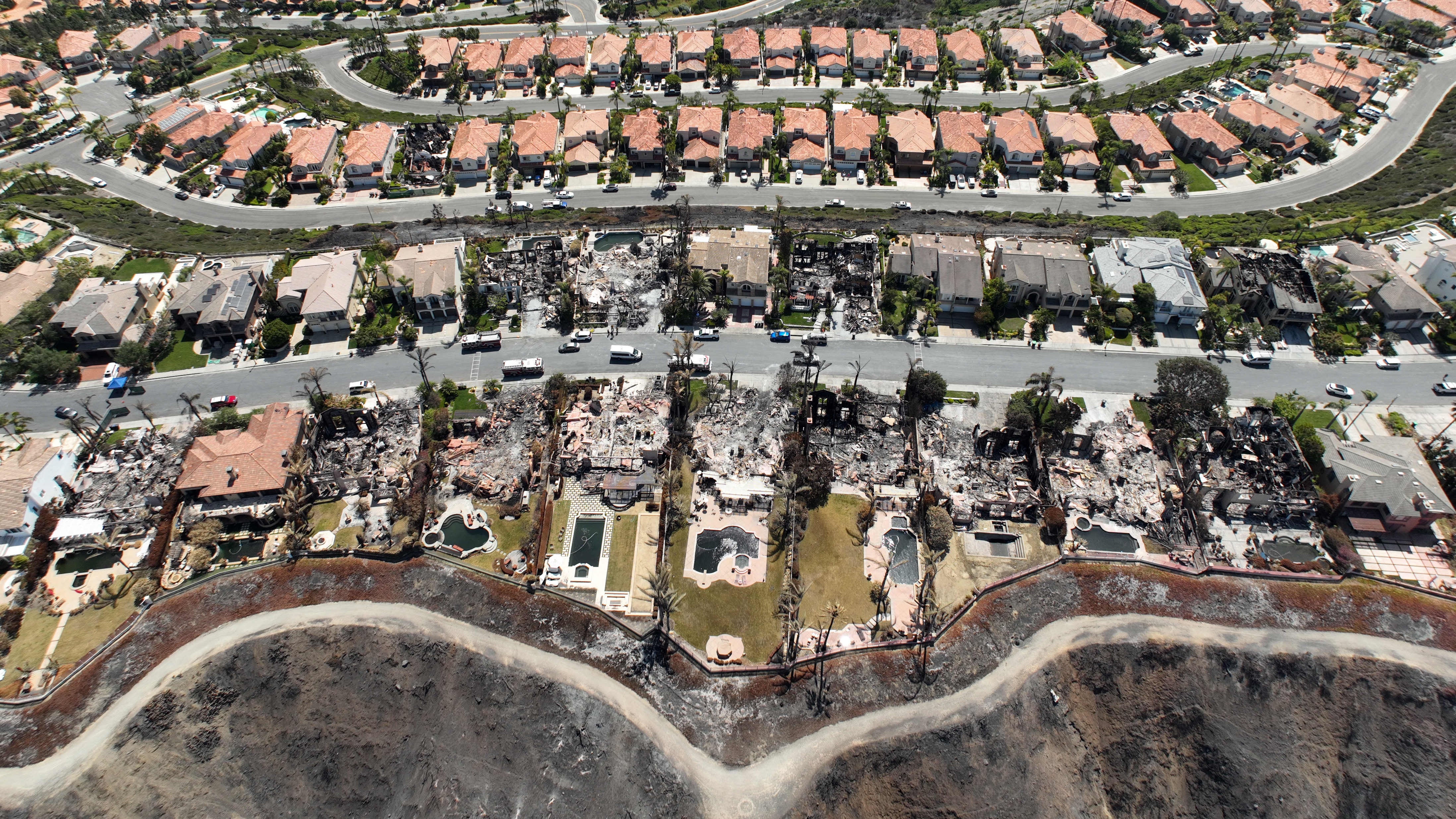 Aerial Photos Show the Damage Left Behind by the Coastal Fire | The ...