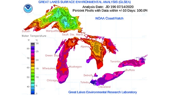 Great Lakes Are Record Warm Right Now. Here's Why That Matters ...