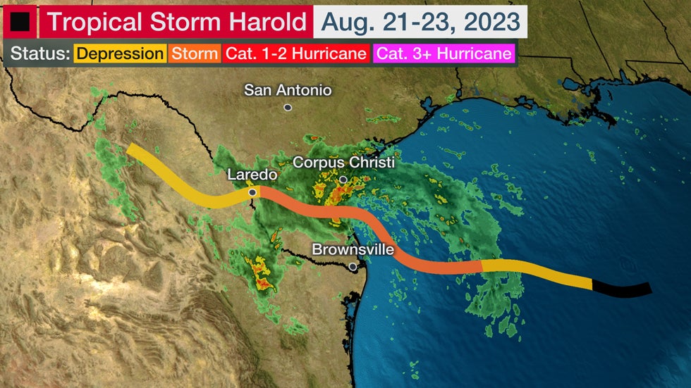 South Texas Hurricane Maps Hurricane Hanna Hammered South Texas,