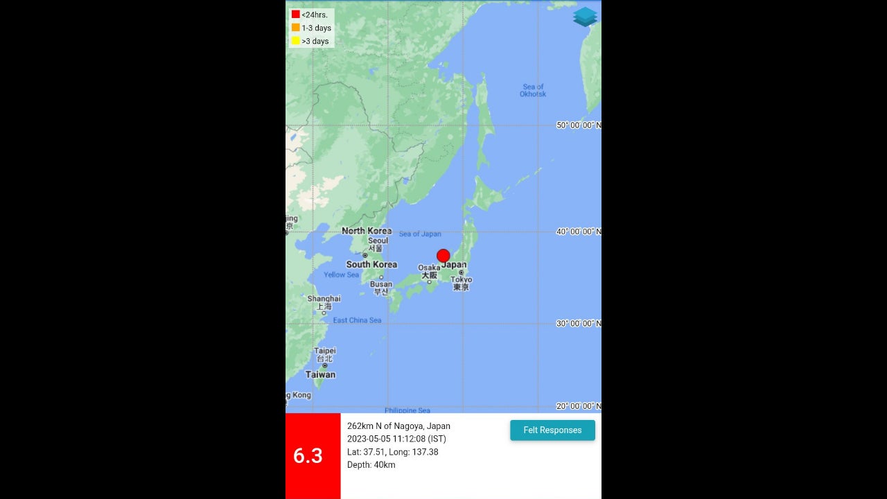 Strong 6.3-Magnitude Earthquake in Japan Kills One, Injures 22 ...