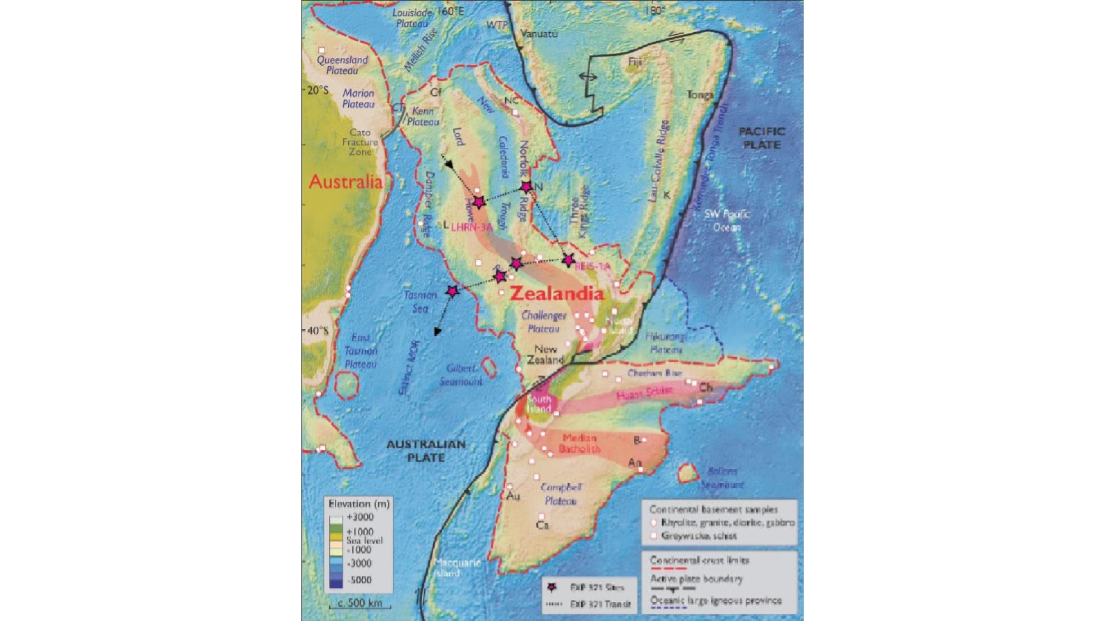Zealandia World Map Hiding In Plain Sight: Satellite Helps Locate Lost
