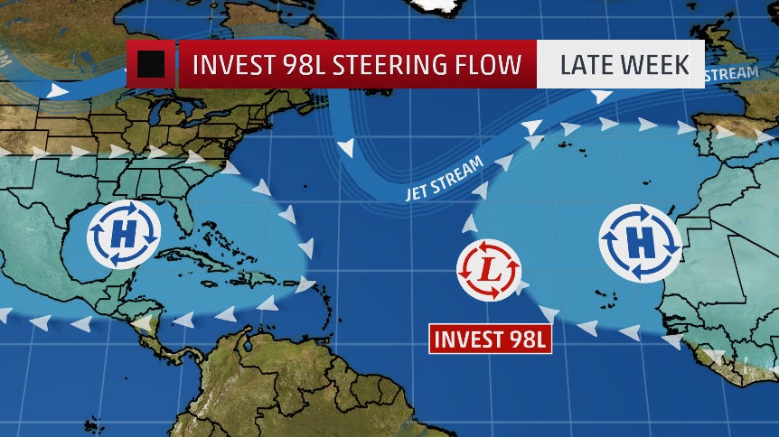 Invest 98-L Expected to Become a Tropical Depression or Storm in the ...