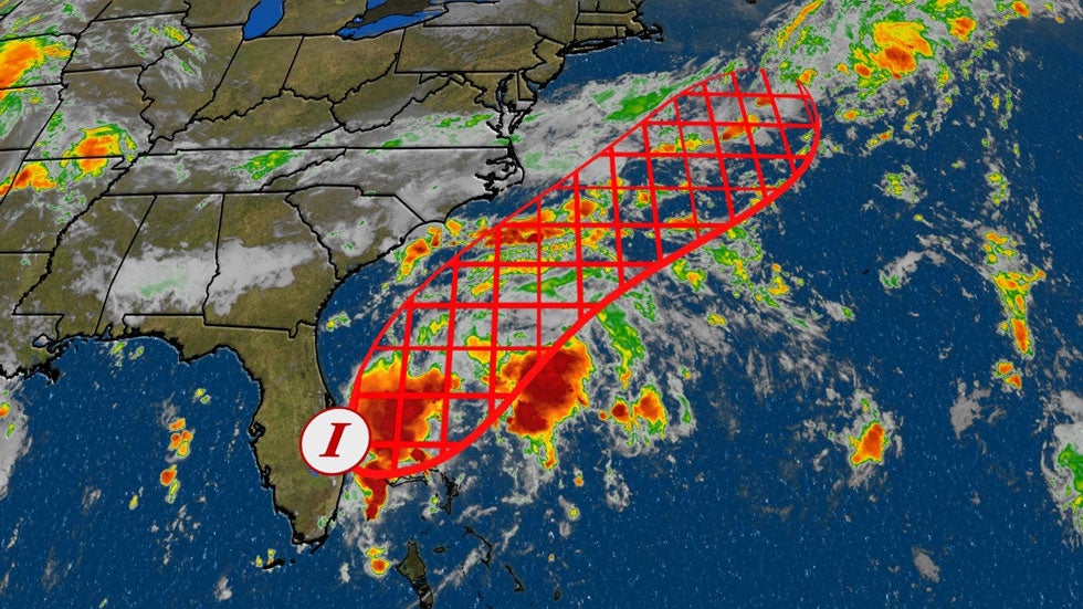 Tropical Disturbance Over Florida, Invest 98L, Likely to Develop Off ...