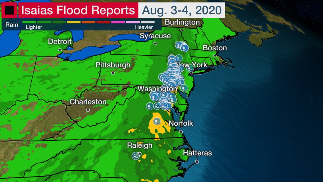 Hurricane Isaias Recap: Northeast Lashing Follows a North Carolina ...
