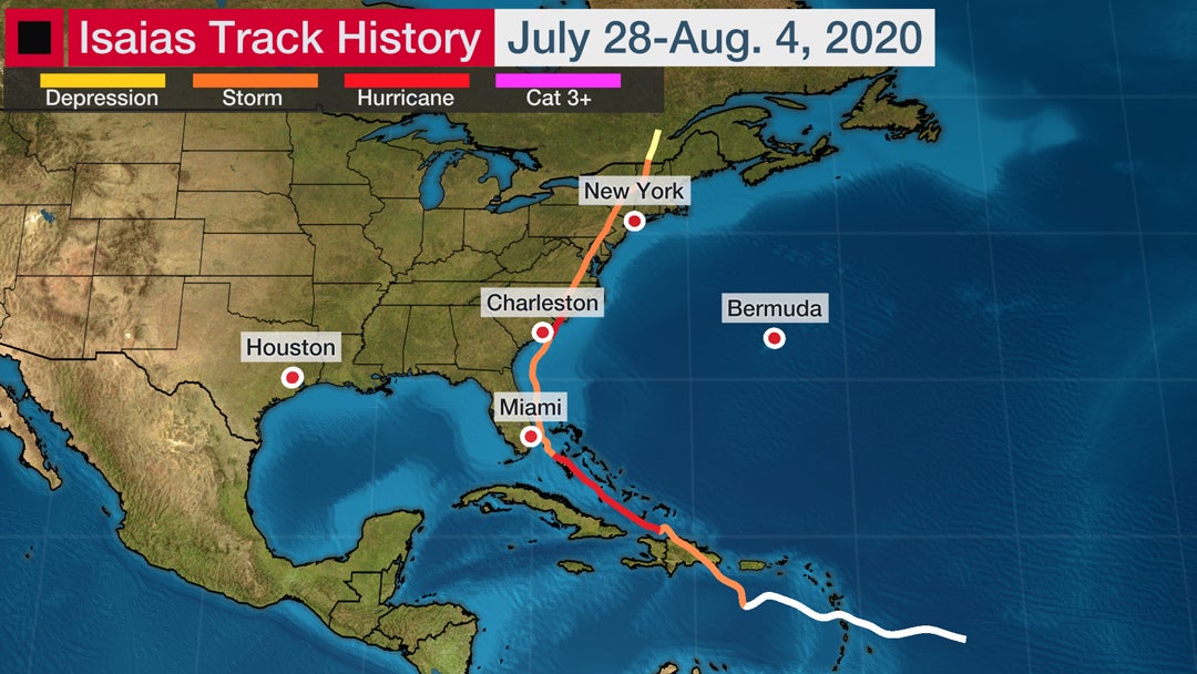 Hurricane Isaias Recap: Northeast Lashing Follows a North Carolina ...