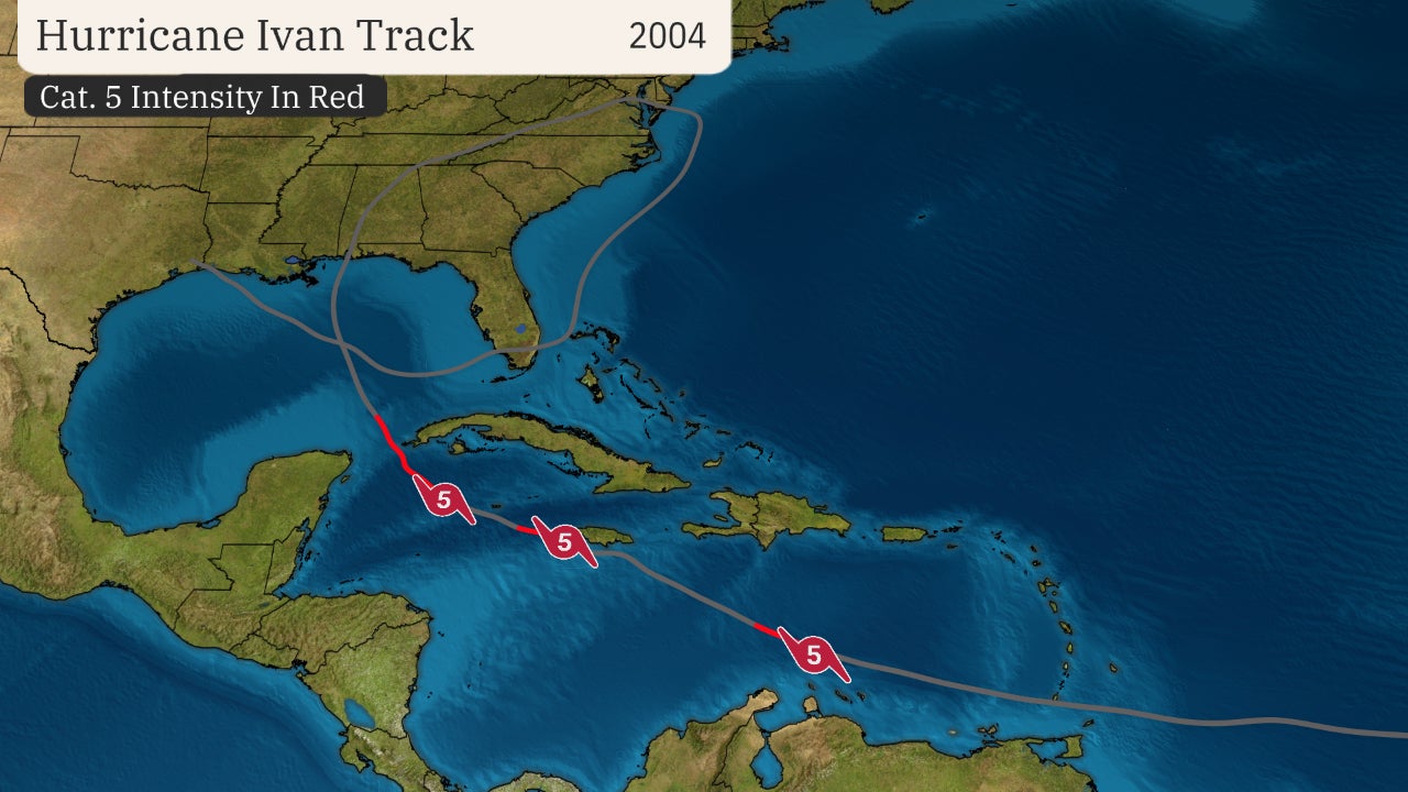 Category 5 Hurricanes: Atlantic Basin History Over 100 Years | Weather ...
