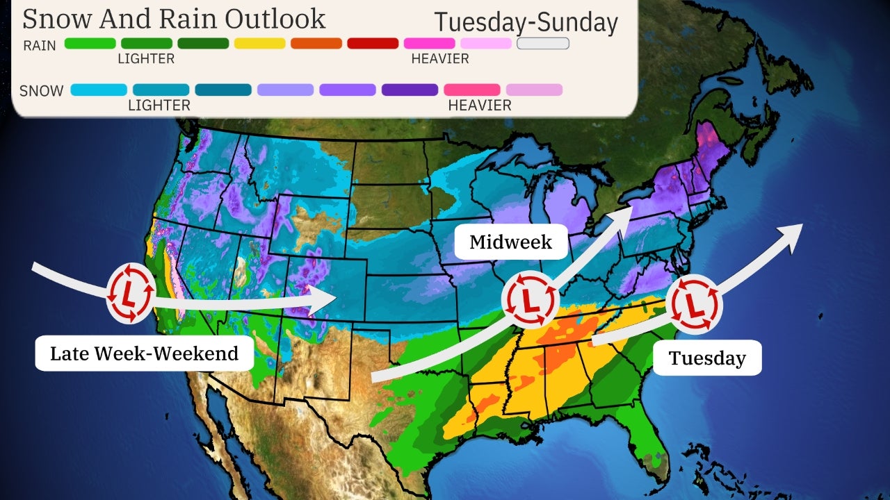 'Kitchen Sink' Weather Pattern Delivering Winter Storms, Severe Weather ...