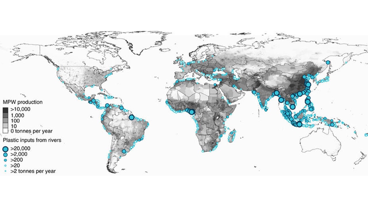 First Estimates of Plastic Entering Oceans From Rivers Yields Shocking ...