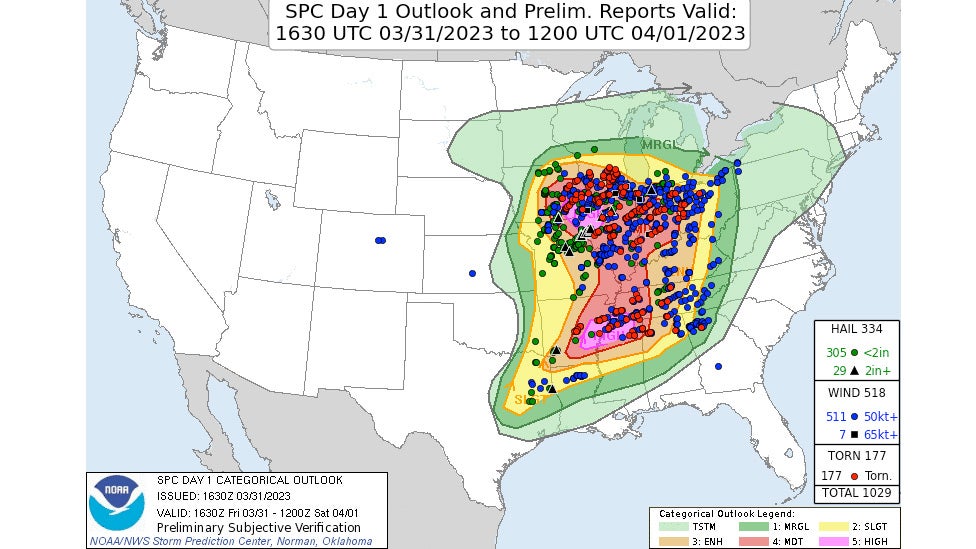 What Severe Thunderstorm Outlooks Mean For The Threat Level | Weather.com