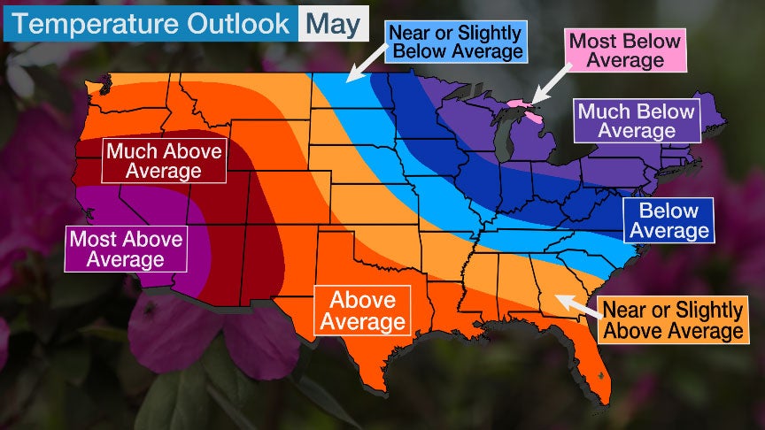 May 2020 Temperature Outlook: Chilly in Northeast, Midwest, While Warm ...