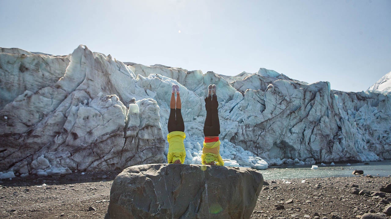 Yoga in Strange Places: Stretching on an Alaskan Glacier (PHOTOS) | The ...