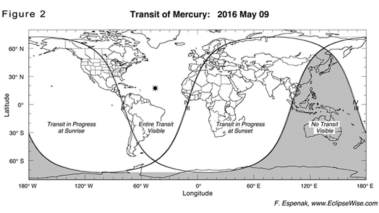 Mercury's Rare Transit in Front of the Sun Will Be Visible Next Week ...