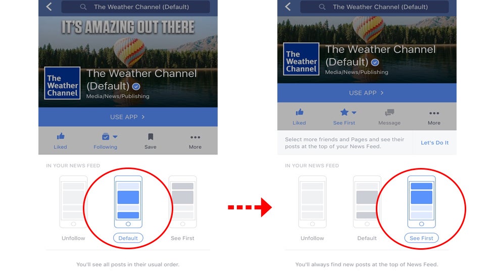 Here's How to Keep Seeing Facebook Posts from The Weather Channel | The ...