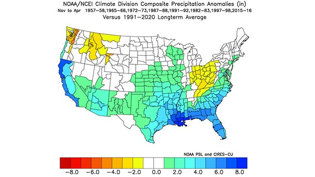 El Nino California 2022