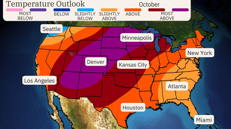 October Temperature Forecast Unseasonably Warm For Many | Weather.com