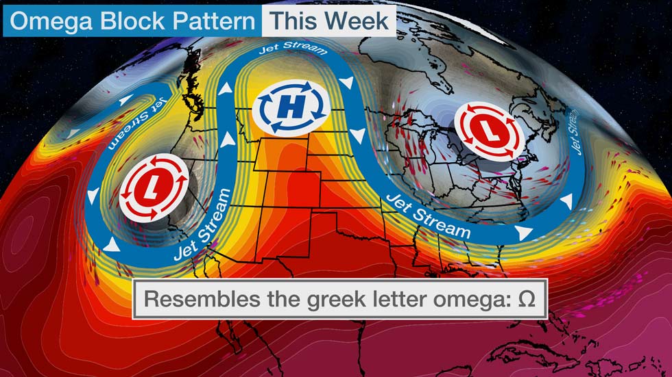 'Omega Block' Weather Pattern Will Dominate US This Week | Weather ...
