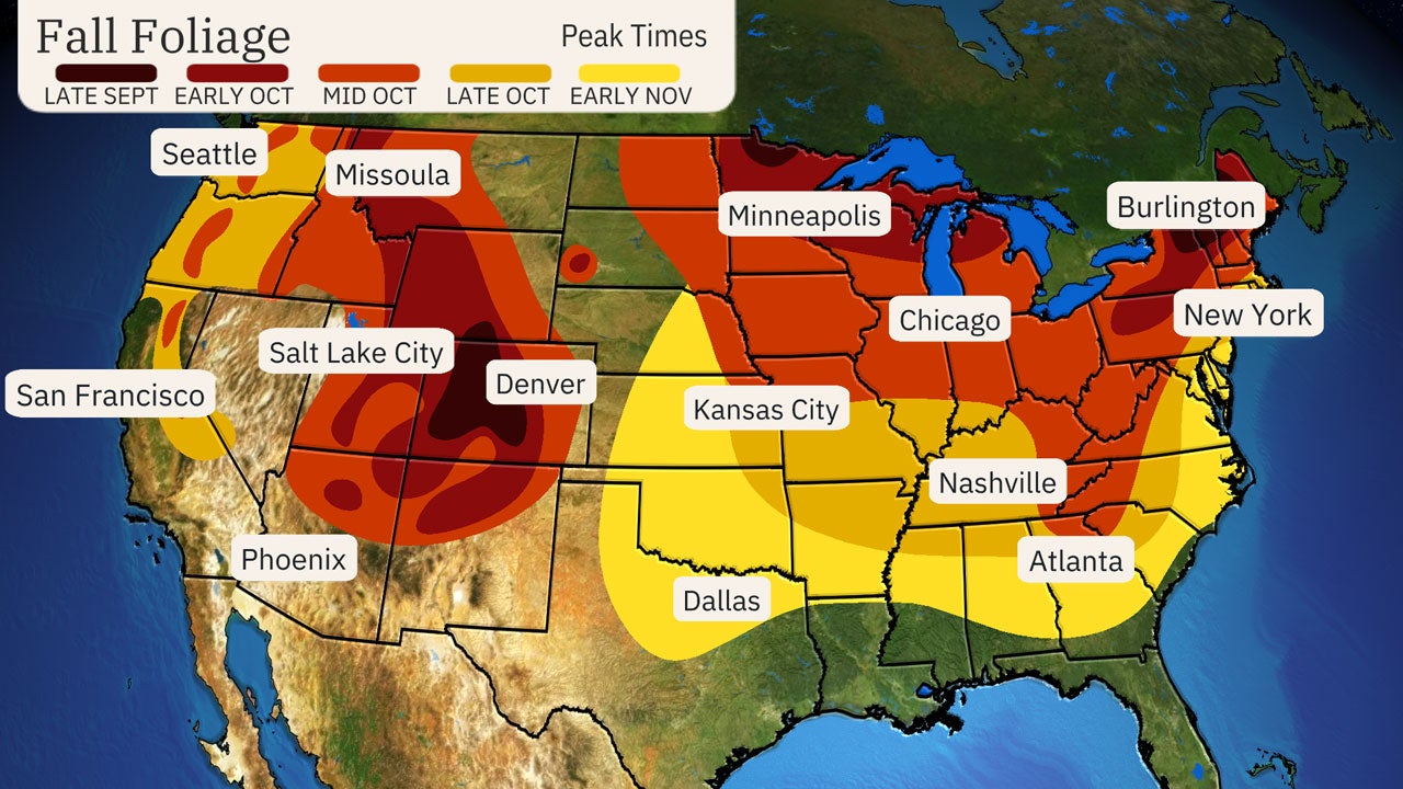 Fall Foliage Map Tracker | Weather.com