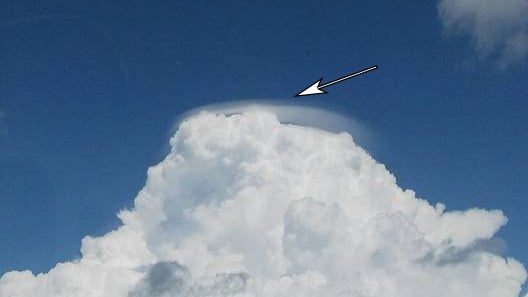 Pileus Cloud Forms Halo on Top of Towering Cumulus | The Weather Channel