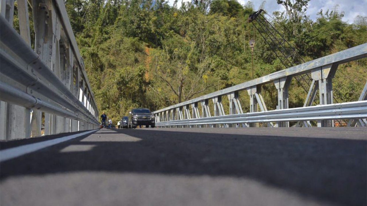 Isolated Puerto Rico Community Gets New Bridge Six Months After ...