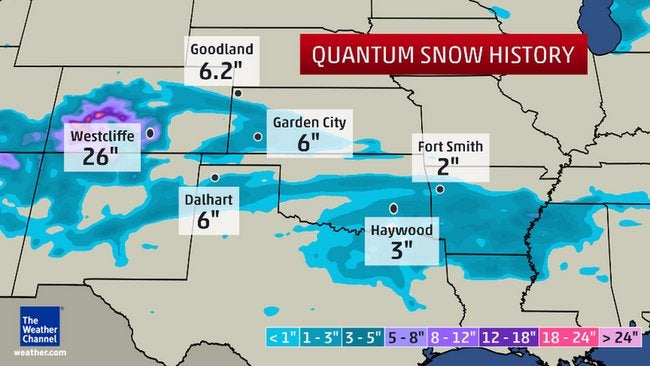 Winter Storm Quantum Ice and Snow Reports | The Weather Channel