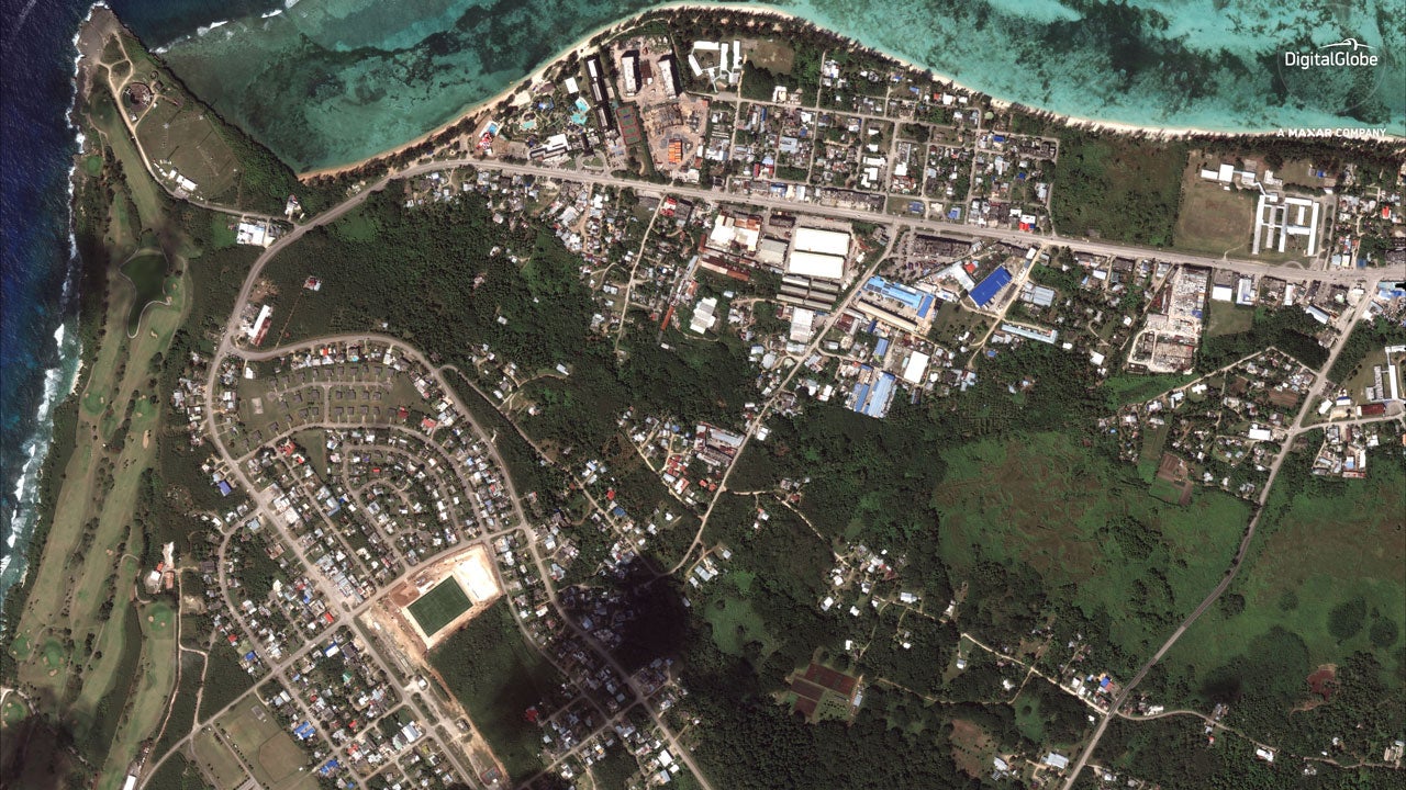 Super Typhoon Yutu's Destruction in Saipan, Tinian Seen in Before and ...