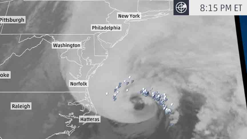 Bomb Cyclone Off the East Coast Impressive to Look At | The Weather Channel
