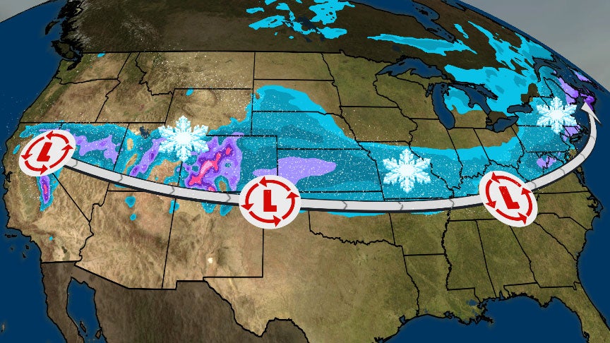 Winter Storm Scott to Spread a Swath of Snow From California's Sierra ...