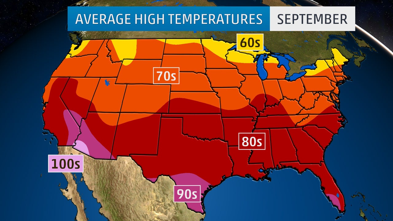 How Temperatures, Daylight Fall From Late September to Late December ...