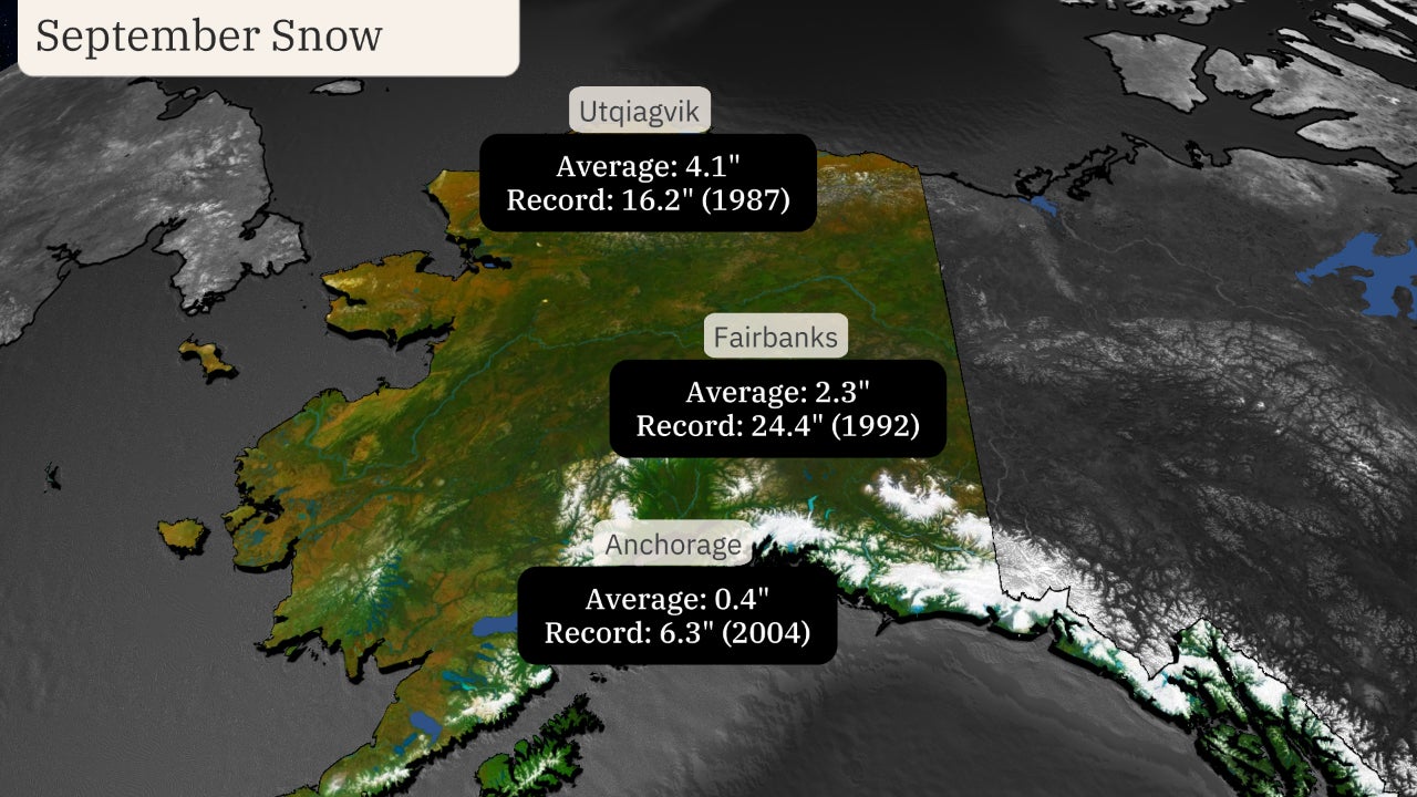 Where September Snow Is Typical In The US | Weather.com