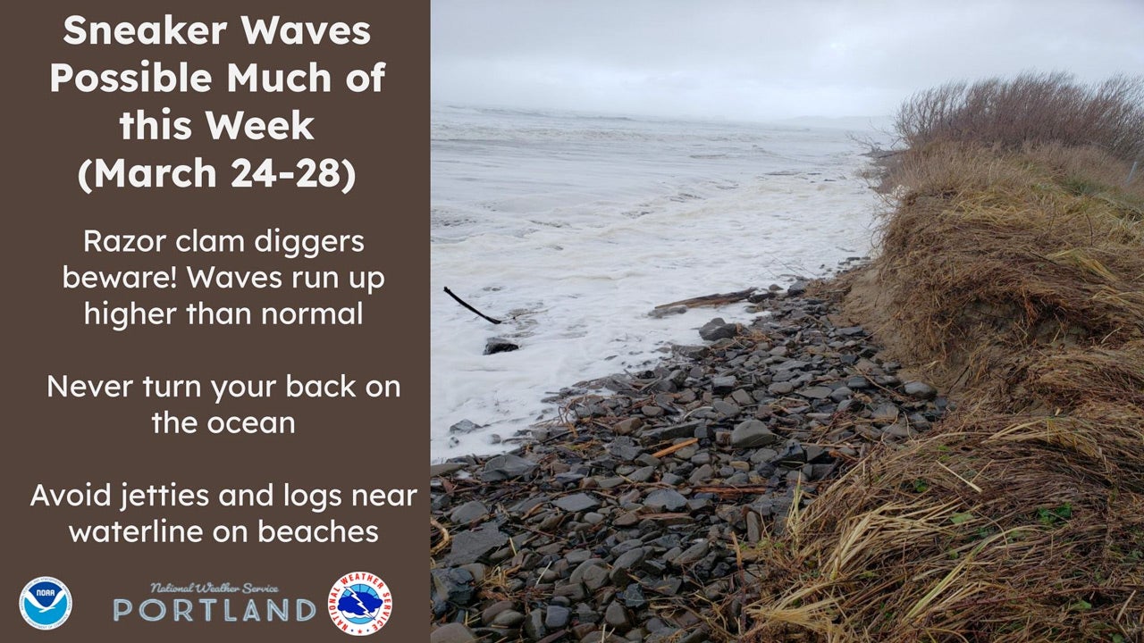 'Sneaker Waves' Are A Danger This Week Along The Northwest Coast ...