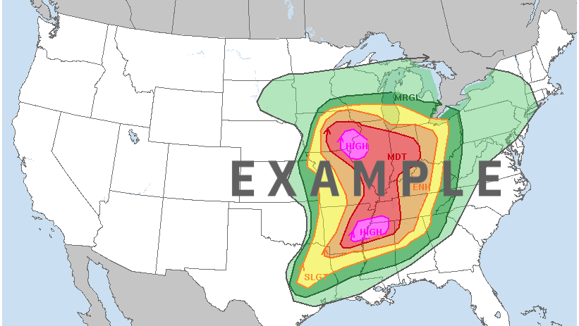 What 'High Risk' Severe Weather Outlooks Mean And How Rare They Are ...