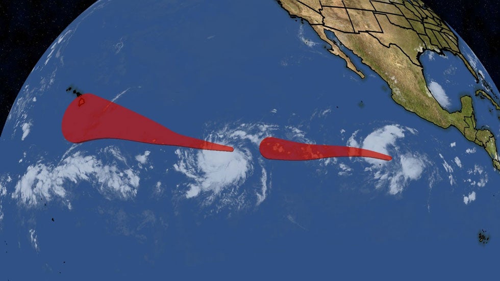 Tropical Storm Erick Could Pass Near Hawaii Late This Week; Tropical ...