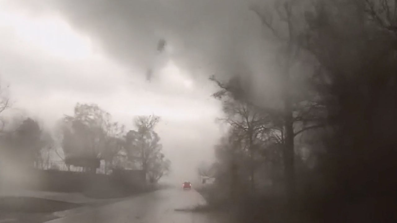 Tornado Sends Debris Flying at Storm Chaser | The Weather Channel Tornado Sends Debris Flying at Storm Chaser | The Weather Channel