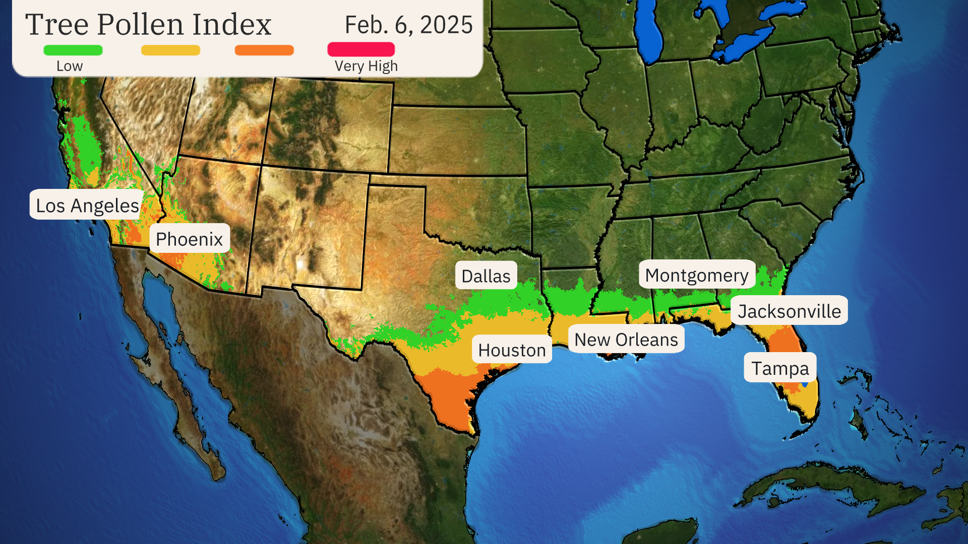 See Where Signs Of Spring And Pollen Are Popping Up | Weather.com