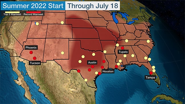 Texas Summer Forecast 2022