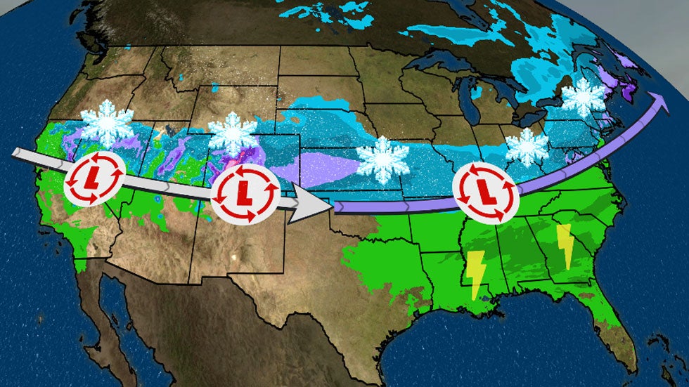 Winter Storm Scott Spreading Snow From Plains and Midwest to the ...
