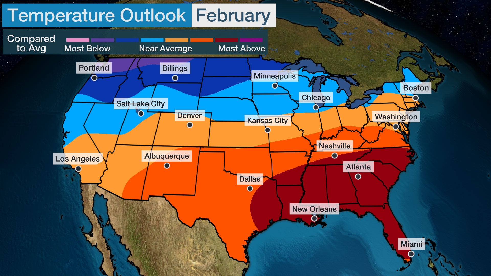 January-March Temperature Outlook: Colder Trend In North, Mild Southern ...