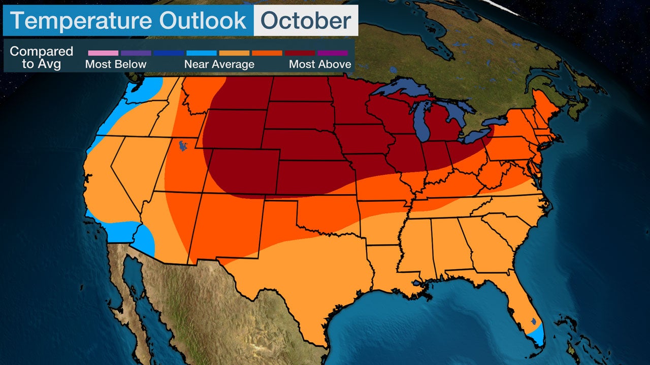 Late Fall, Early Winter Could Be Warmer Than Average For Much Of The U ...