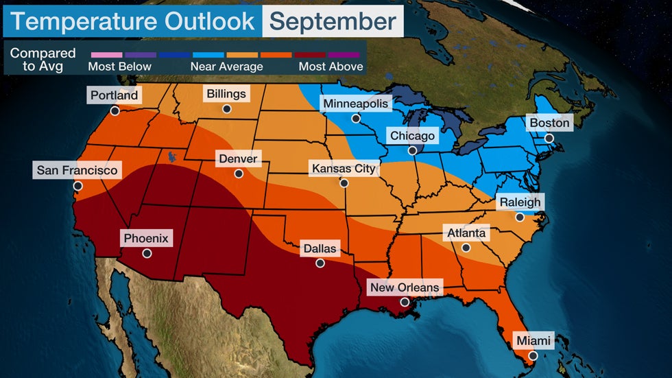 Fall Temperature Outlook: New Season Could Start With Heat Lingering In ...