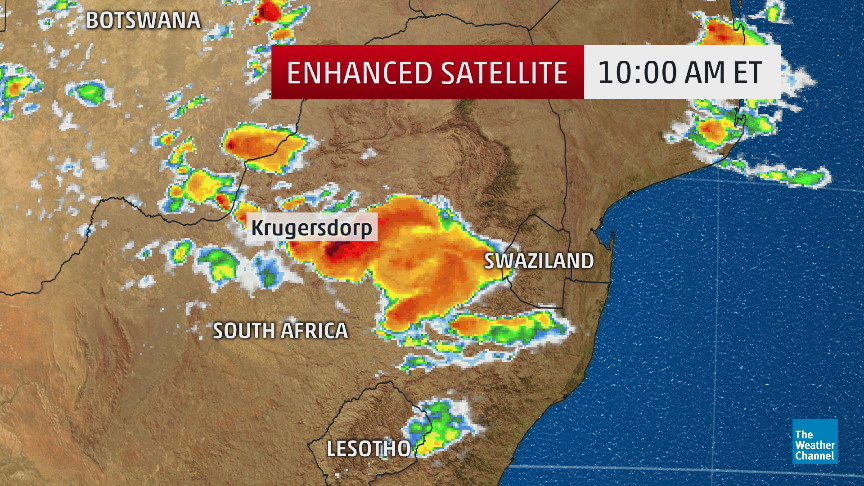 Massive Hailstorm Pummels South Africa; Shopping Mall Roof Collapses ...