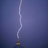 Lightning Strikes St. Peter's in Vatican City | Weather.com