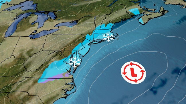 More Snow Headed for Mid-Atlantic, New England This Weekend, But It Won ...