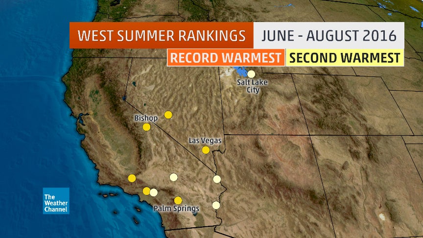 Summer 2016 Was Record Hottest in 45 U.S. Cities | The Weather Channel