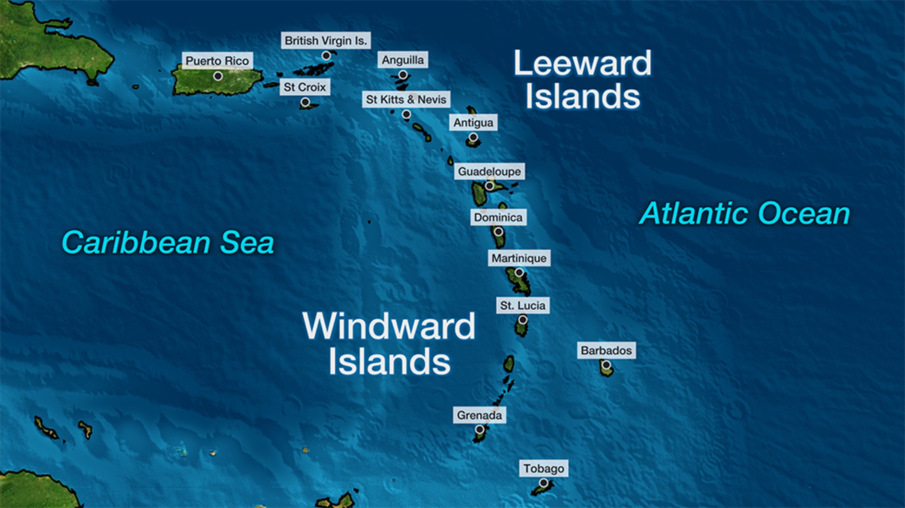 Weather Words: What Are 'Leeward' And 'Windward' Islands? | Weather.com
