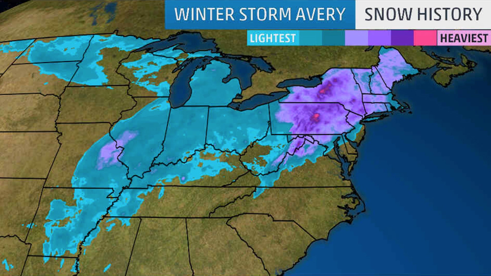 Winter Storm Avery Dumps Heavy Early Season Snow in the Northeast and Stops New York City in its ...